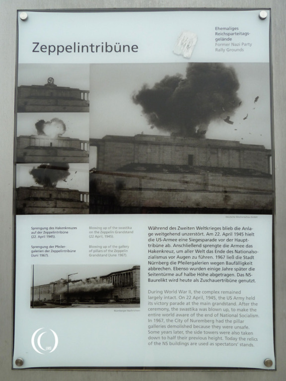 Zeppelin Field at the NSDAP Rally Grounds in Nuremberg, Germany ...