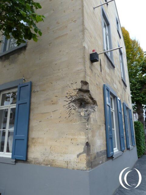 M4 Sherman Tank Gun Damage in Valkenburg -Limburg , The Netherlands ...