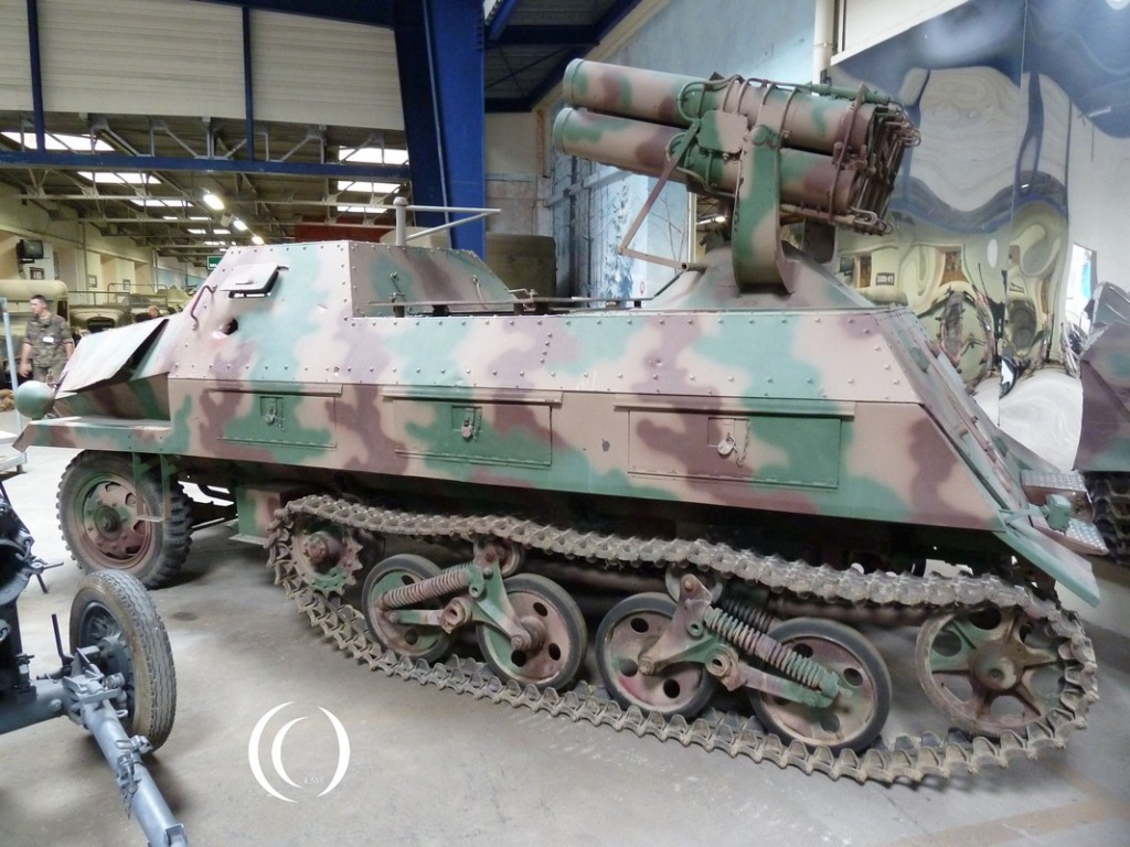 Panzerwerfer 42 Sd.Kfz. 4/1 Maultier with 15 cm Rocket Launcher ...