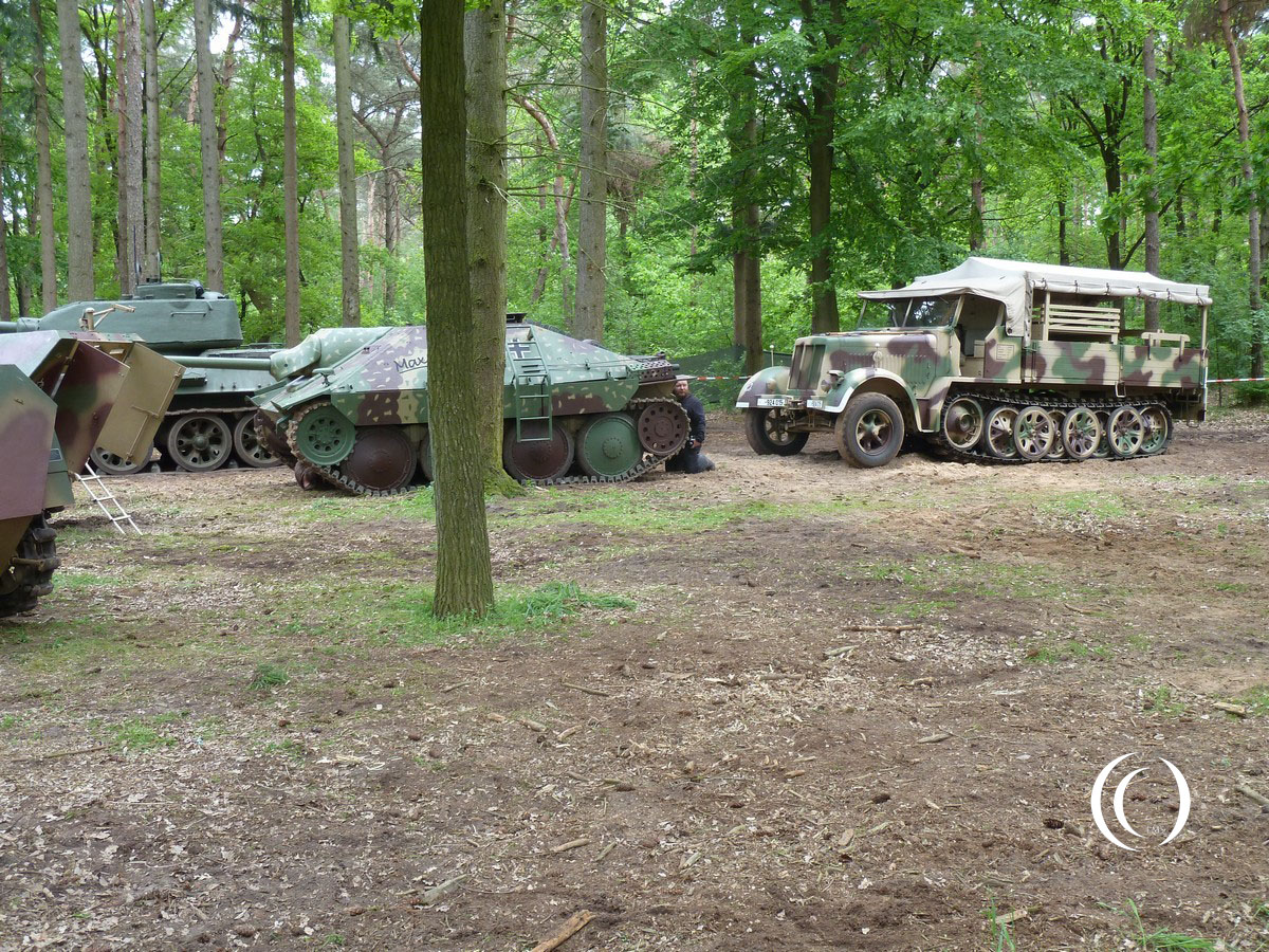 Sd.Kfz. 7 – Krauss-Maffei 8 ton German Halftrack Open Bed With Canvas ...