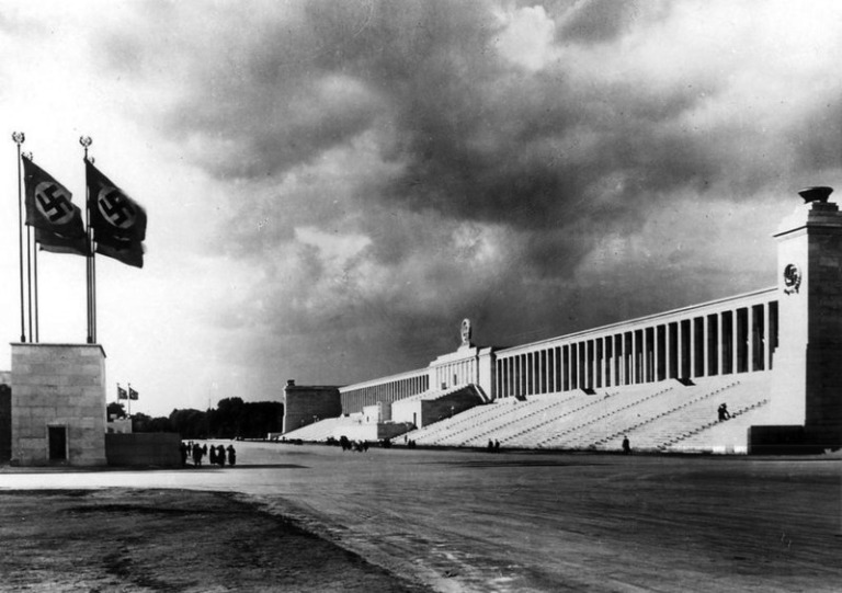 Zeppelin Field at the NSDAP Rally Grounds in Nuremberg, Germany ...