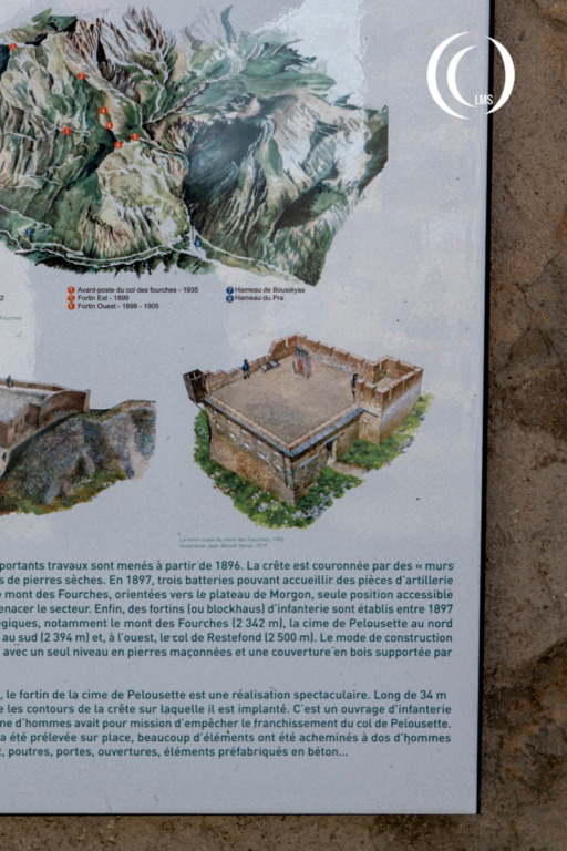 The blockhouse of Mont des Fourches – Jausiers, Saint-Dalmas-le-Selvage ...