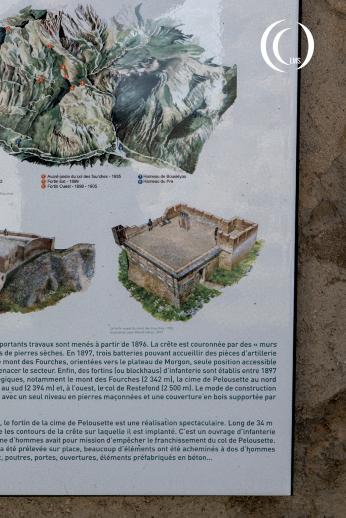 The blockhouse of Mont des Fourches – Jausiers, Saint-Dalmas-le-Selvage ...