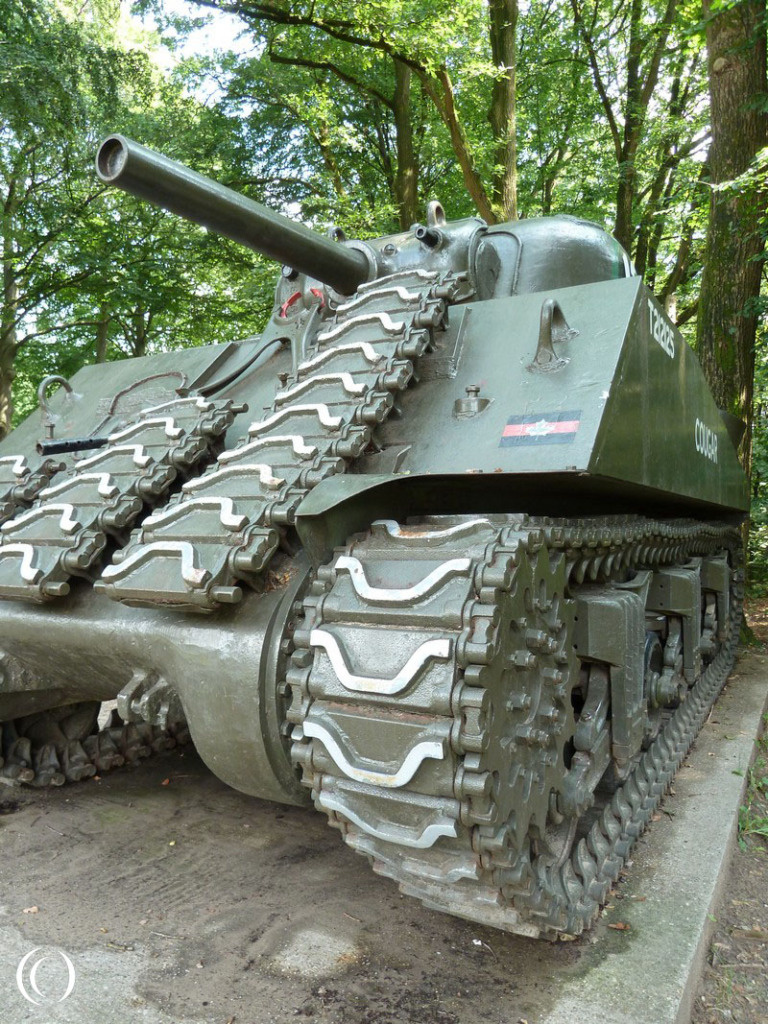 Sherman M4(105) VVSS Assault Gun “Cougar” – Ede, Netherlands ...