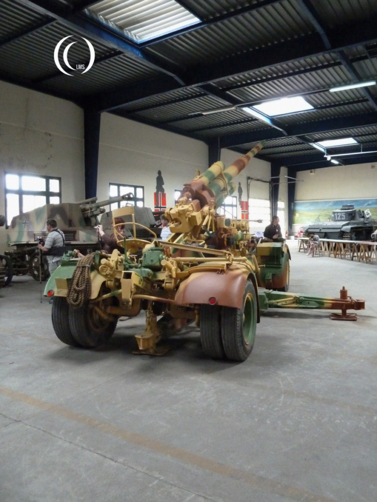 8.8 cm FlaK 37 on Sd.Ah. 202 Sonderanhänger – German Anti-Aircraft Gun ...