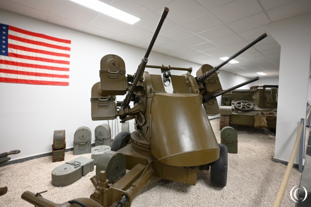 M45 Quadmount – American Browning .50 call Quadrupple Anti-Aircraft Gun ...
