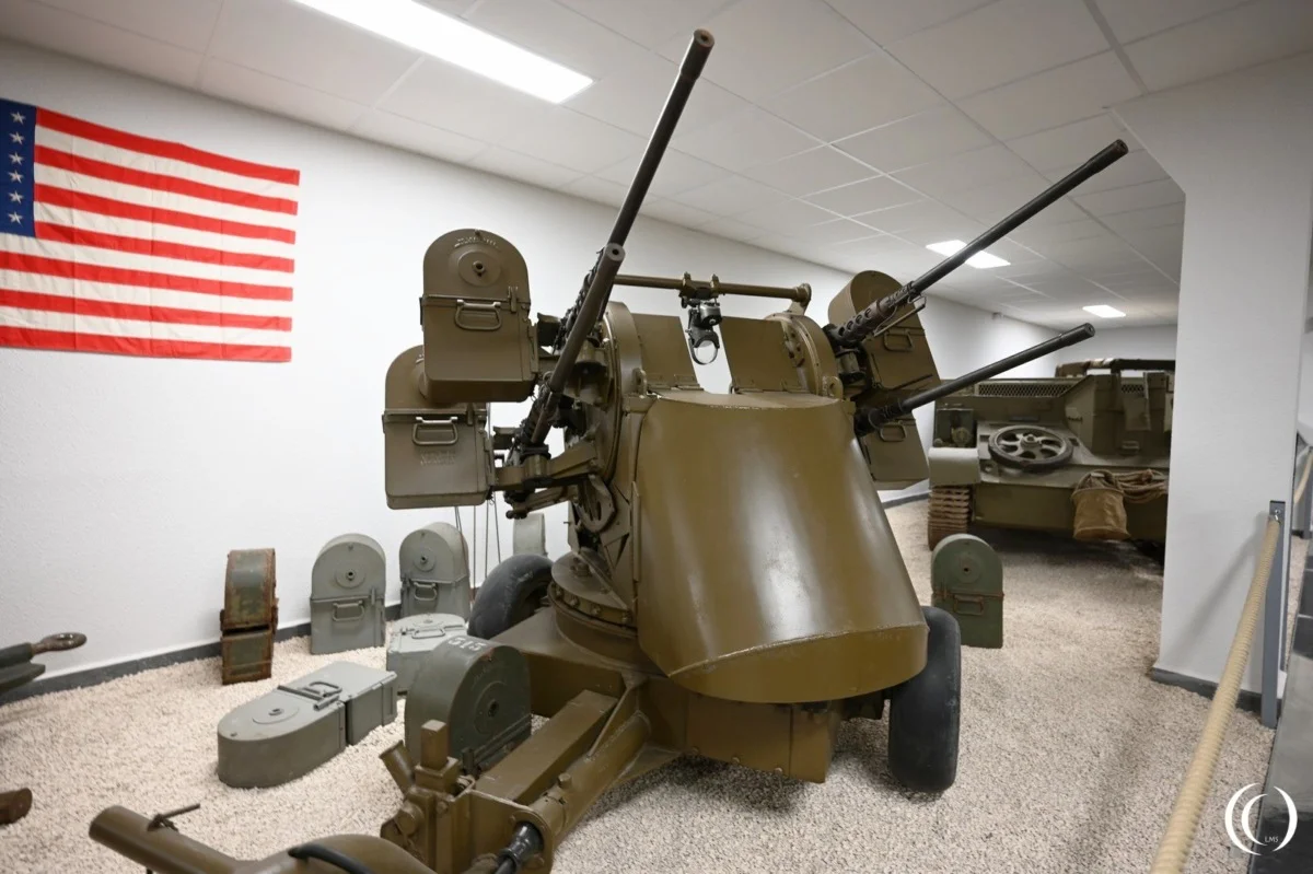 M45 Quadmount – American Browning .50 call Quadrupple Anti-Aircraft Gun ...