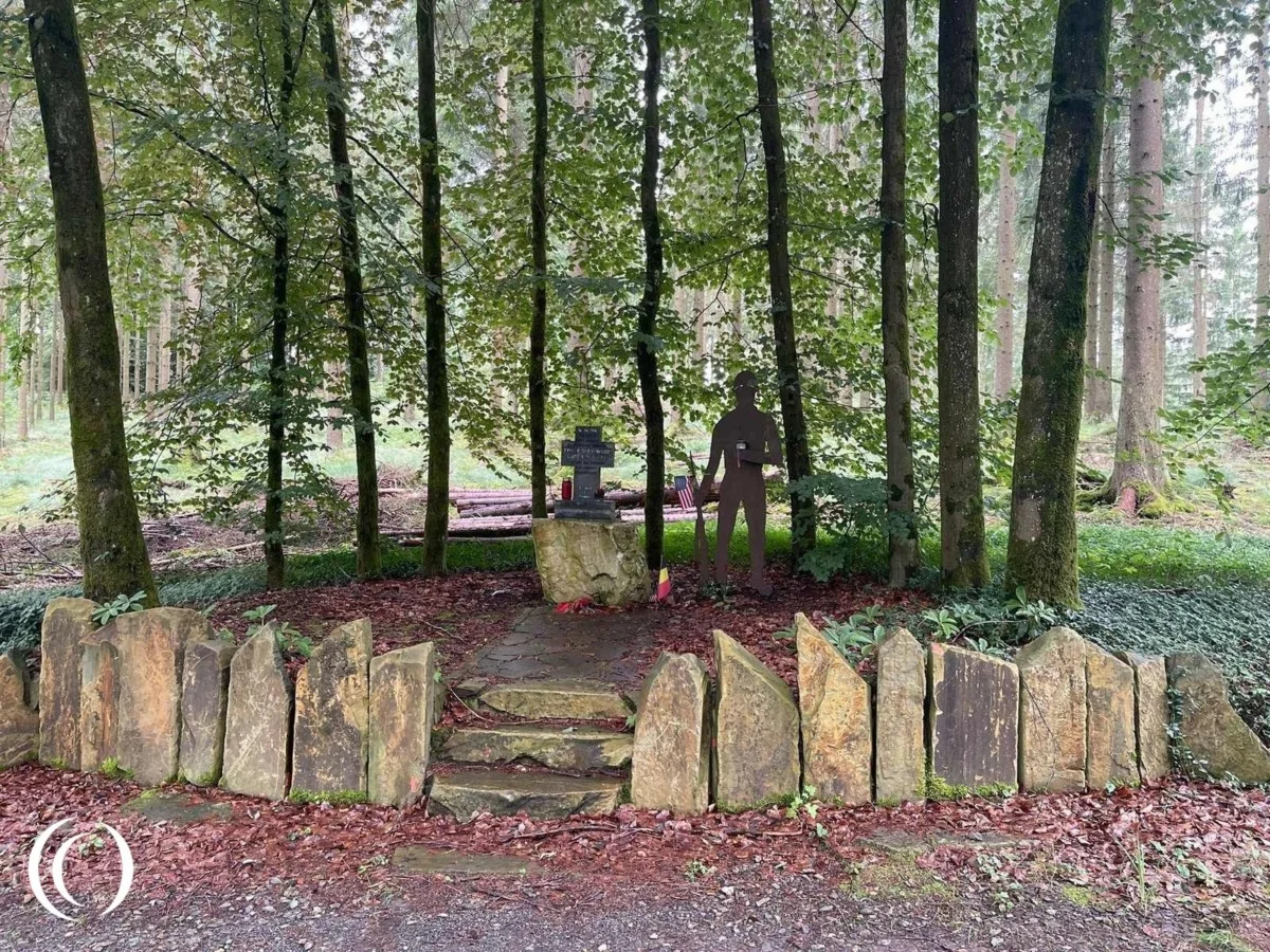 1st Lt. Eric Fisher Wood Jr Memorial – Amel, Belgium | LandmarkScout