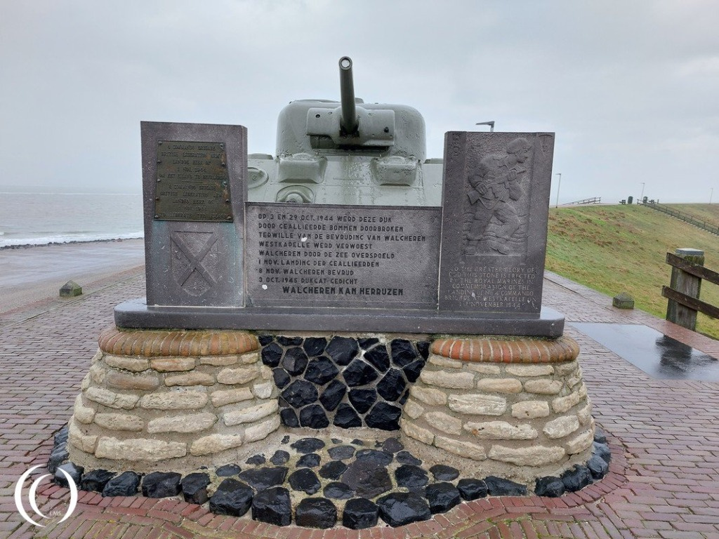 Sherman M4 Mine flail tank, Operation Infatuate – Westkapelle ...