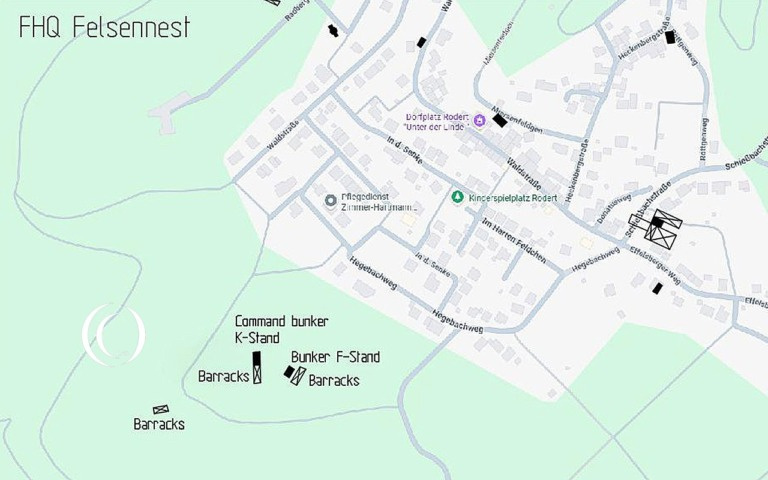 Führerhauptquartier Felsennest – Hitler’s Headquarters in Rodert ...