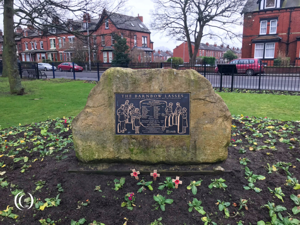 Where is Memorial for 35 fallen Barnbow Shell Factory Workers during ...